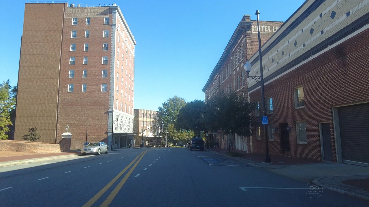 Driving Through Downtown Danville, Virginia - [4K Tour] - YouTube