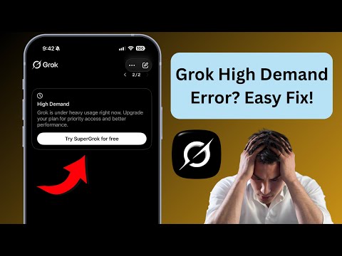 How to Fix Grok High Demand Error 2026 | Grok Not Working Solution (Easy Fix)