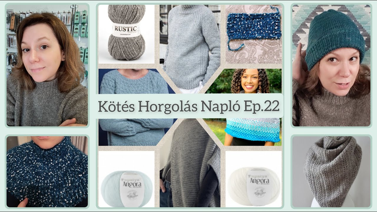 Kötés Horgolás Napló Ep.22 || Februári tervezés és tesztkötés - YouTube
