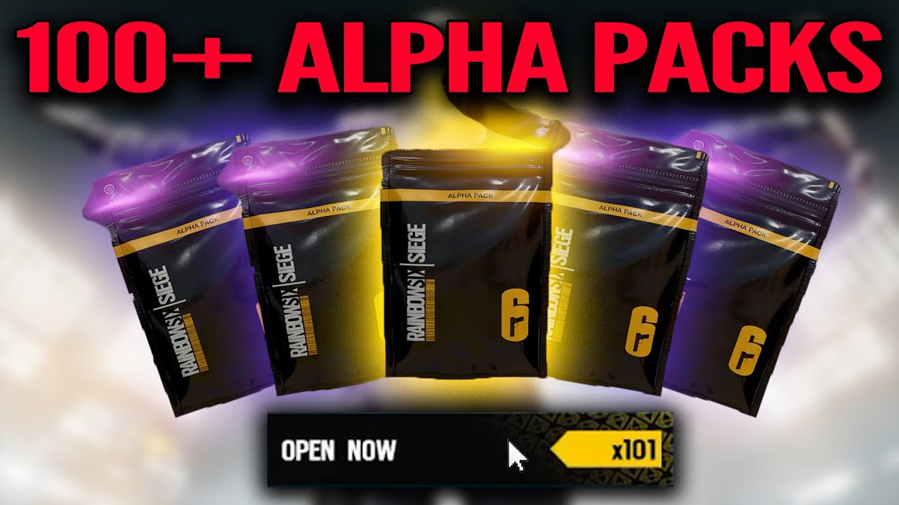 OPENING 100+ ALPHA PACKS IN RAINBOW SIX SIEGE (SHADOW LEGACY)! WORST ...