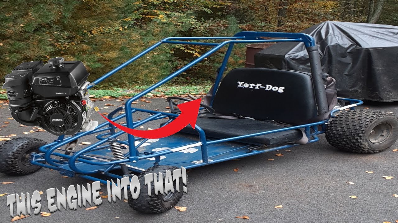 Putting a 429cc engine in my NEW yerf dog! - YouTube