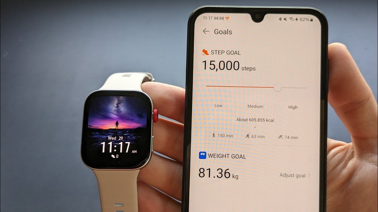 Change Step Count & Weight Goal on Huawei Watch Fit 3 - YouTube