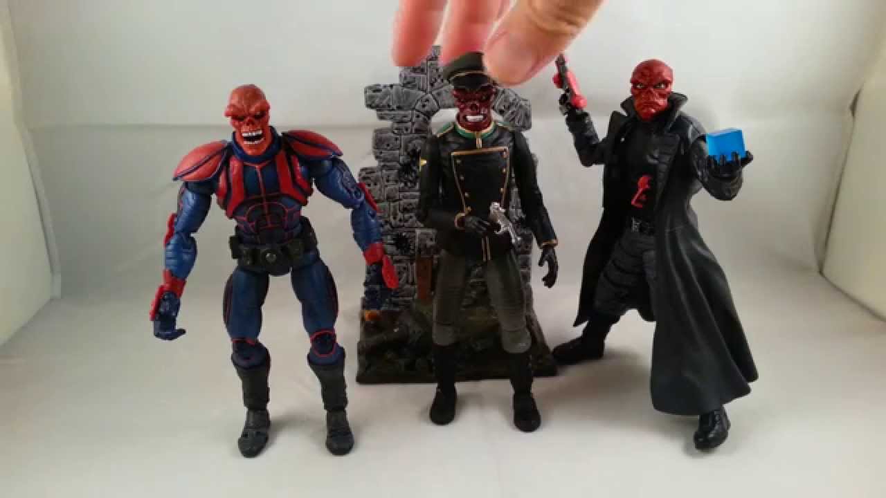 Marvel Legends Toy Biz chase Red Skull review - YouTube