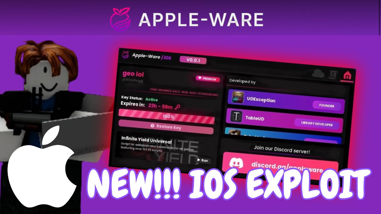 Roblox iOS Exploit / Apple-Ware正式推出Alpha版本! 蘋果現在也能開掛! [Roblox Exploit ...