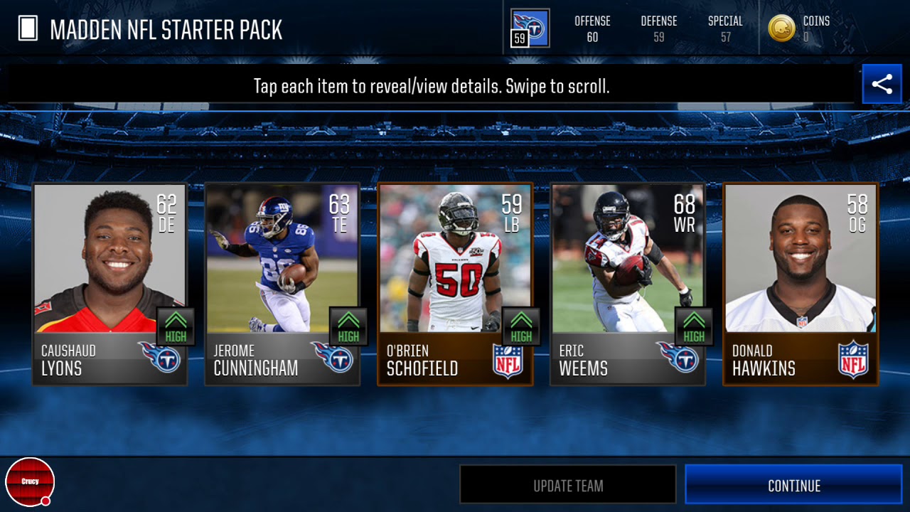 Madden Mobile 18 intro season score packs and Brady camp - YouTube