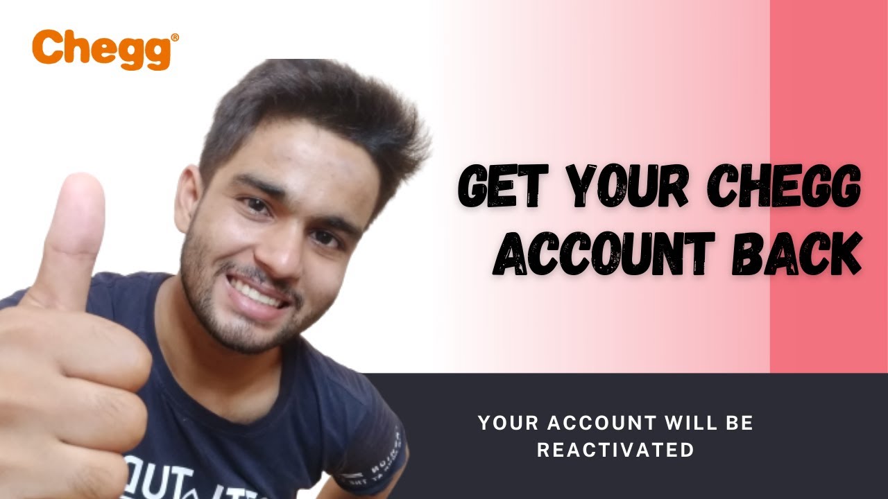 How to get chegg revoked account | Chegg account reactivated | Deepak ...