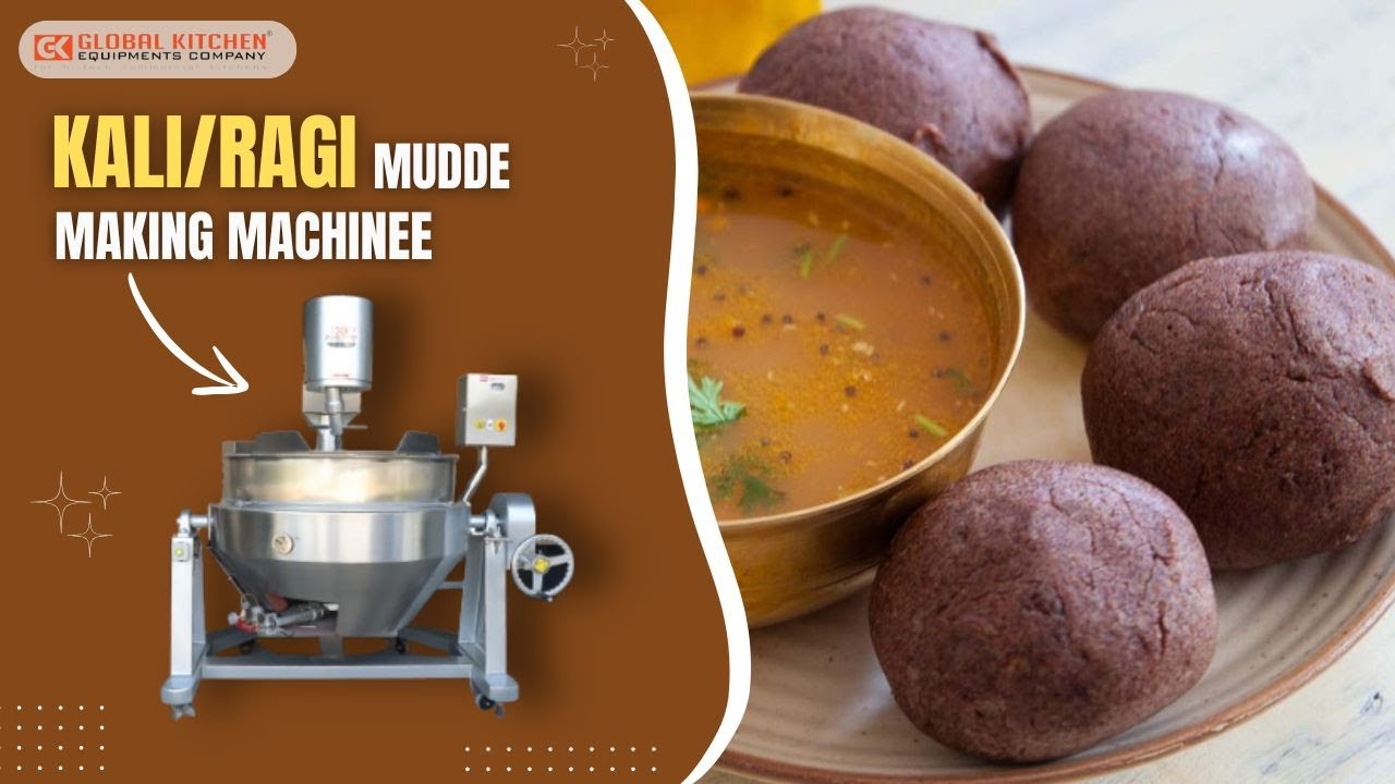 Ragi Mudde/Ragi Kali Making in Cooking Mixer Machine By-GLOBAL KITCHEN ...