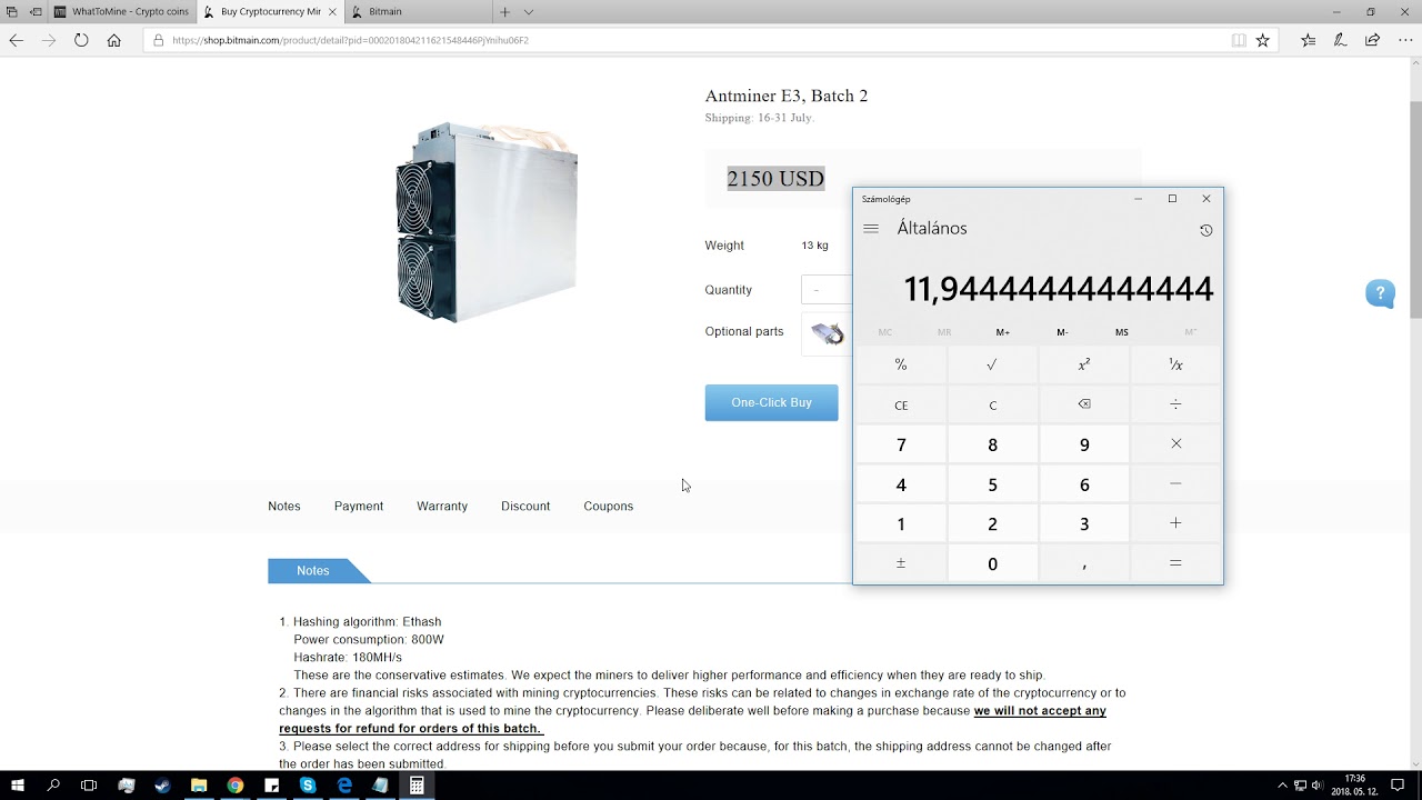Antminer E3 Ethernum ASIC | Dagger Hashimoto ETHASH review 🔥🔥🔥 - YouTube