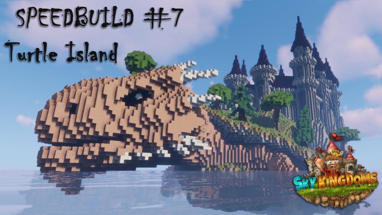 Turtle Island - Minecraft Speed Build Timelapse #7 - YouTube