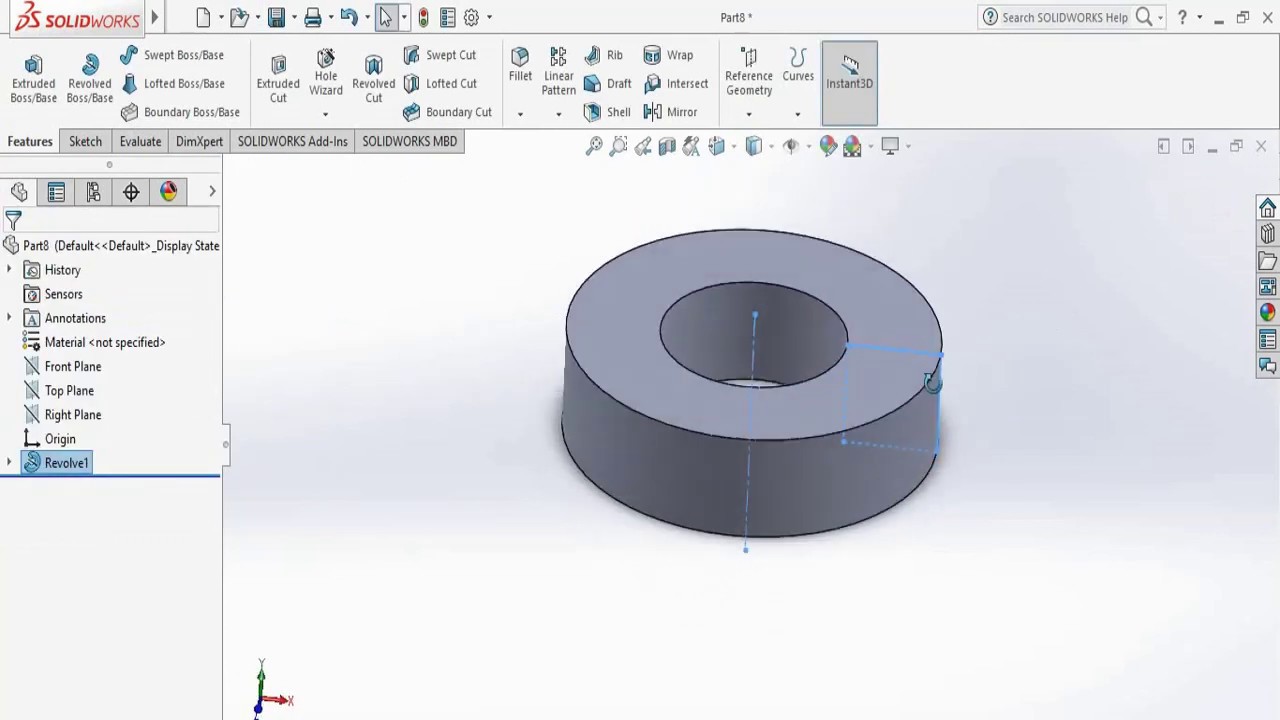 Solidworks How To Use REVOLVE Feature YouTube solidworks-how-to-use-revolve-feature-youtube