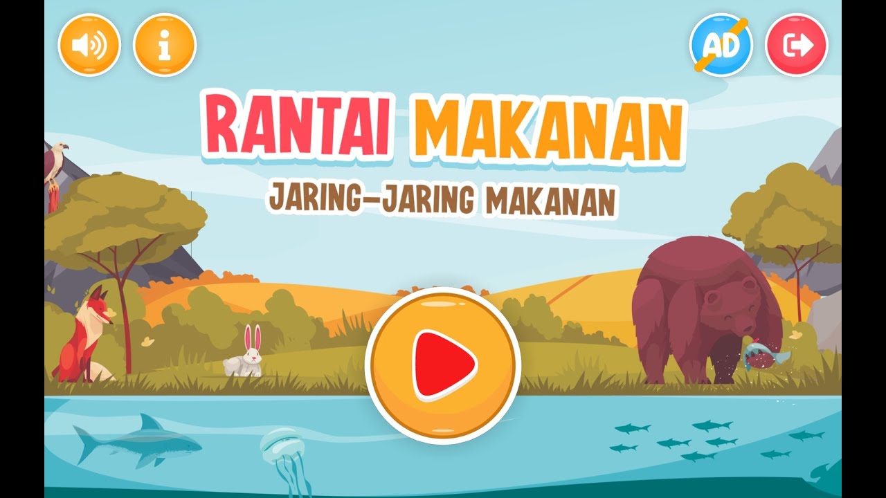 Game Edukasi Rantai Makanan dan Jaring Jaring Makanan - YouTube