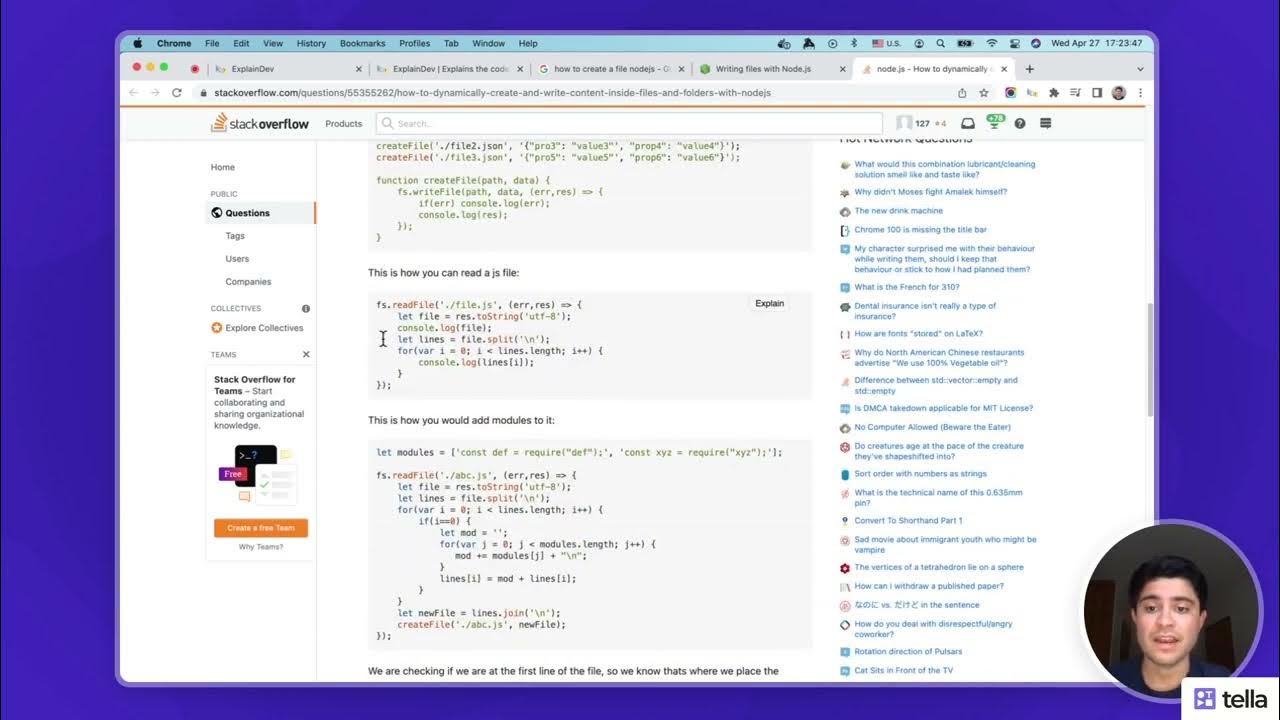 ExplainDev demo - YouTube