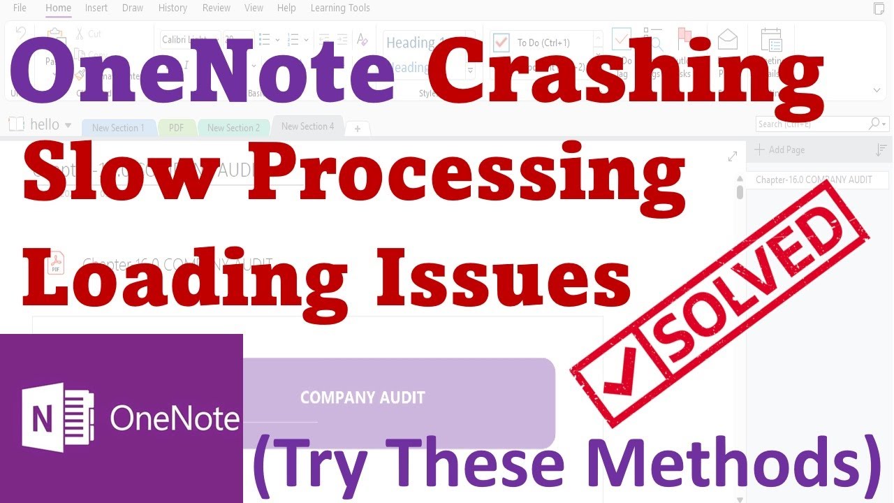 Fix OneNote Project Management Errors | Clear memcached | Loading ...