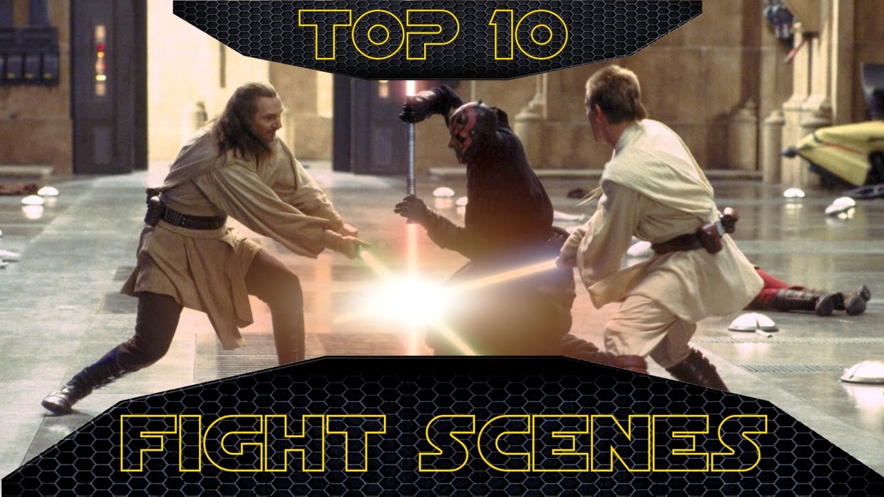 Top 10 Most Exciting Fight Scenes in the Star Wars Saga - YouTube