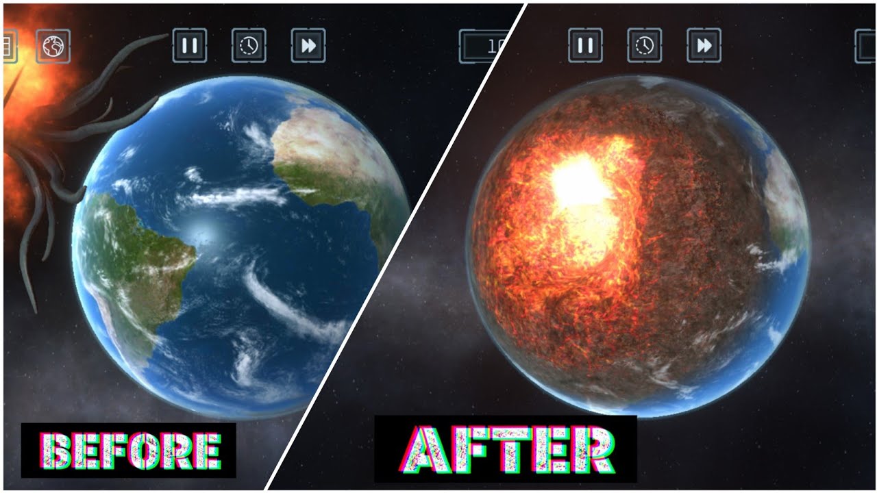 aliens attack on earth | solar smash - YouTube