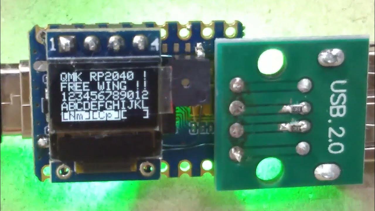 QMK VIA RP2040 Keyboard Quantizer with WS2812 RGB LED Handwired - YouTube