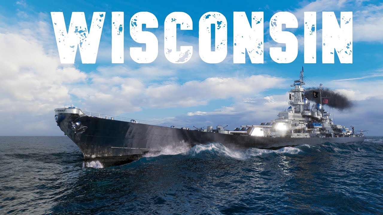 World of WarShips Wisconsin - 382K Damage – Monster Game! - YouTube