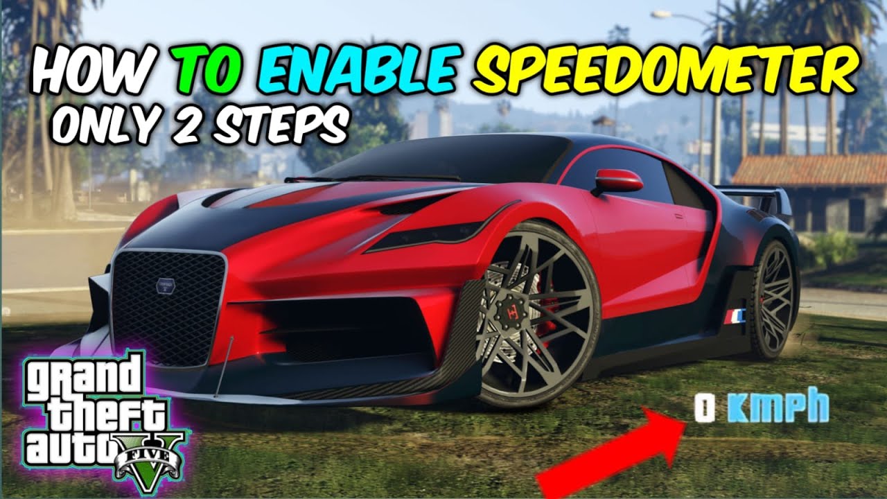 HOW TO ENABLE SPEEDOMETER IN GTA 5 | HOW TO ADD SPEEDOMETER USING ...