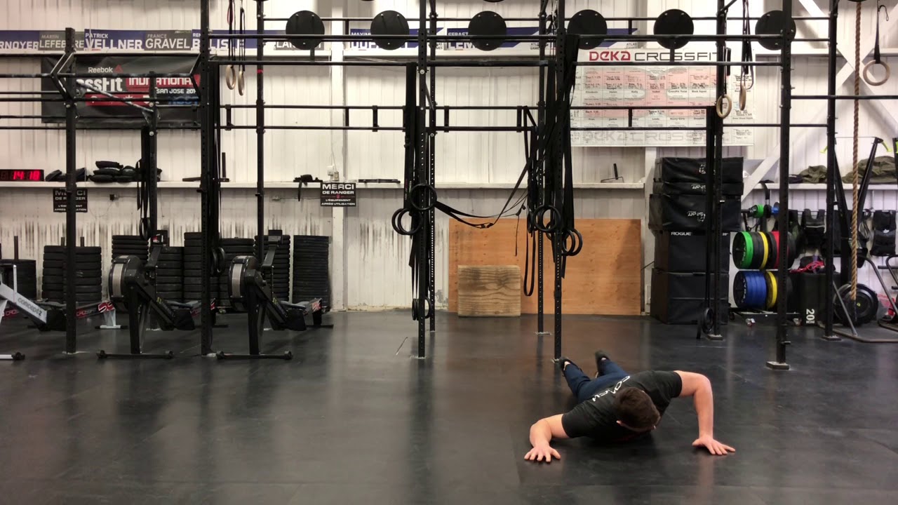 Lying Pec Stretch - YouTube