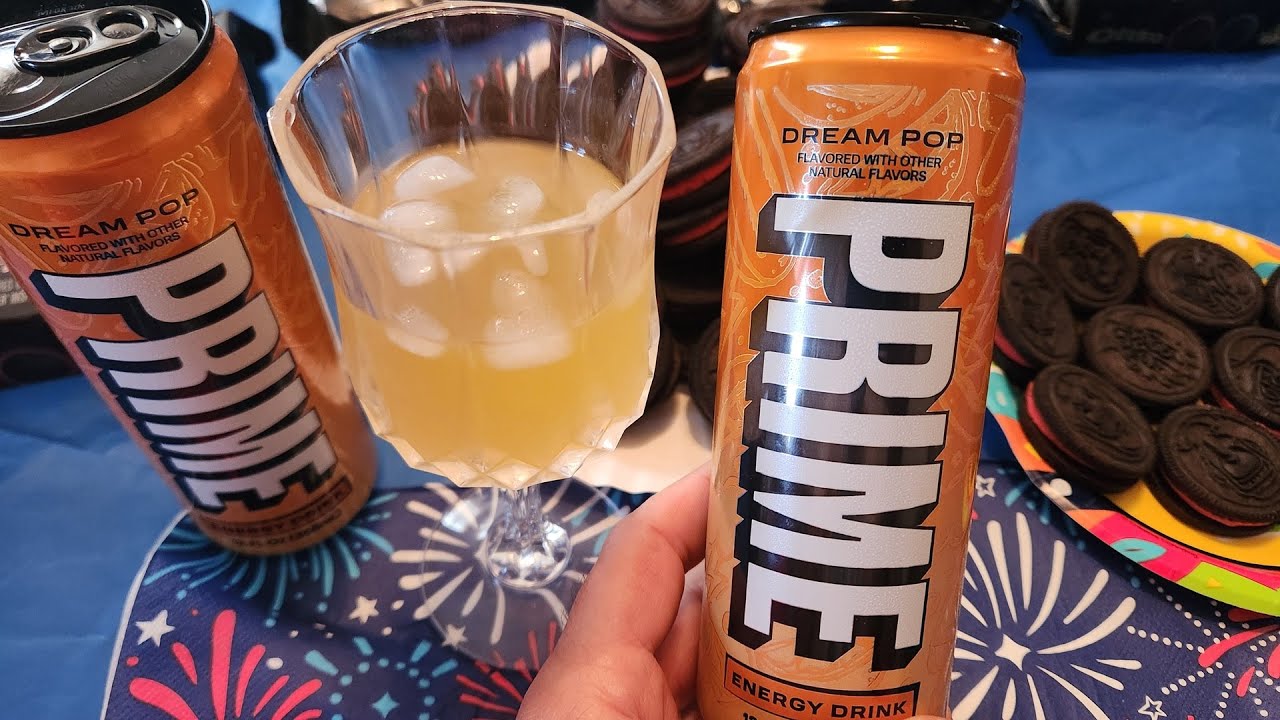 Prime Dream Pop Energy Drink Review - YouTube