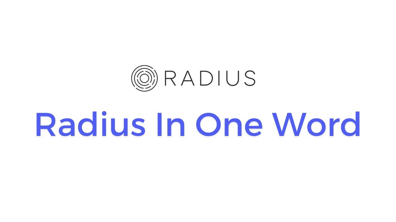 Radius In One Word - YouTube