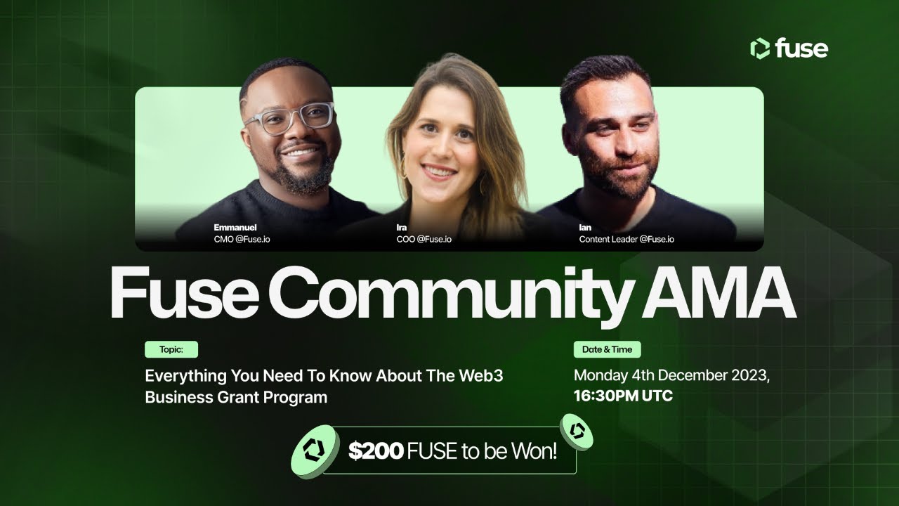 Everything you need to know about Fuse Web3 Business Grants - YouTube