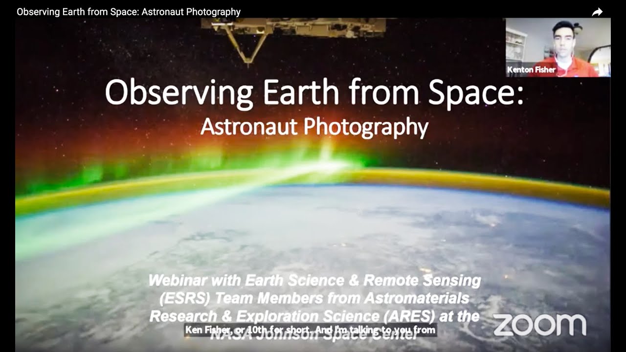 Observing Earth from Space: Astronaut Photography - YouTube