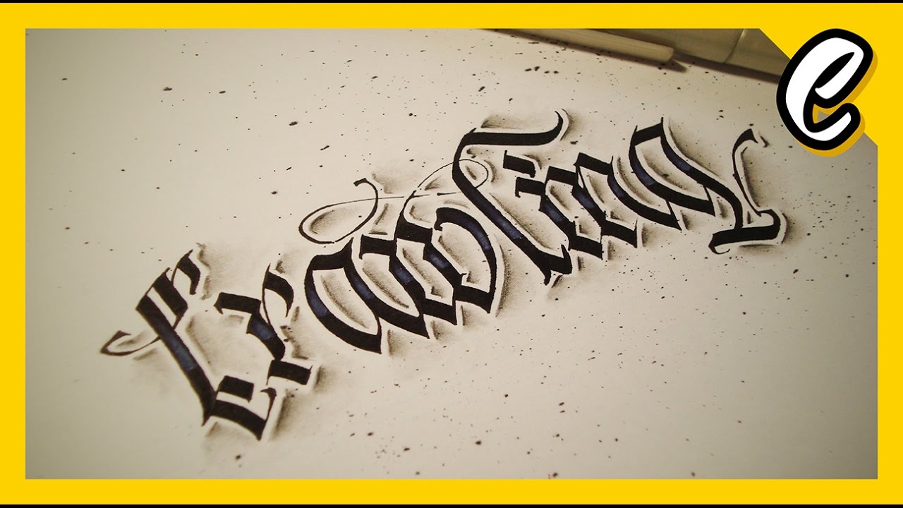 Veja e aprenda #03 - Praticando Caligrafia e Lettering - YouTube