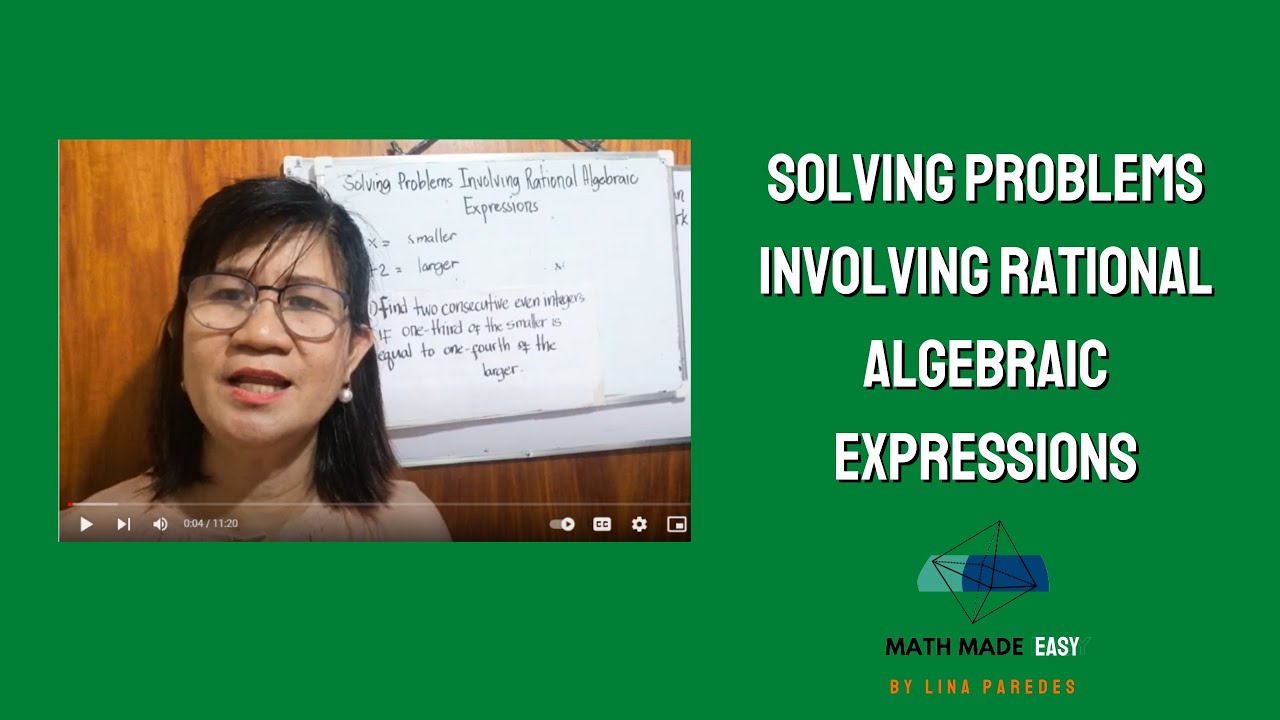 Solving Problems Involving Rational Algebraic Expressions Math Made Solving Problems Involving Rational Algebraic Expressions Math Made