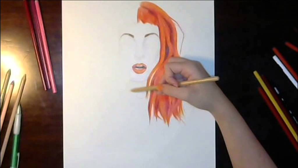 Drawing Hayley Williams from Paramore - YouTube