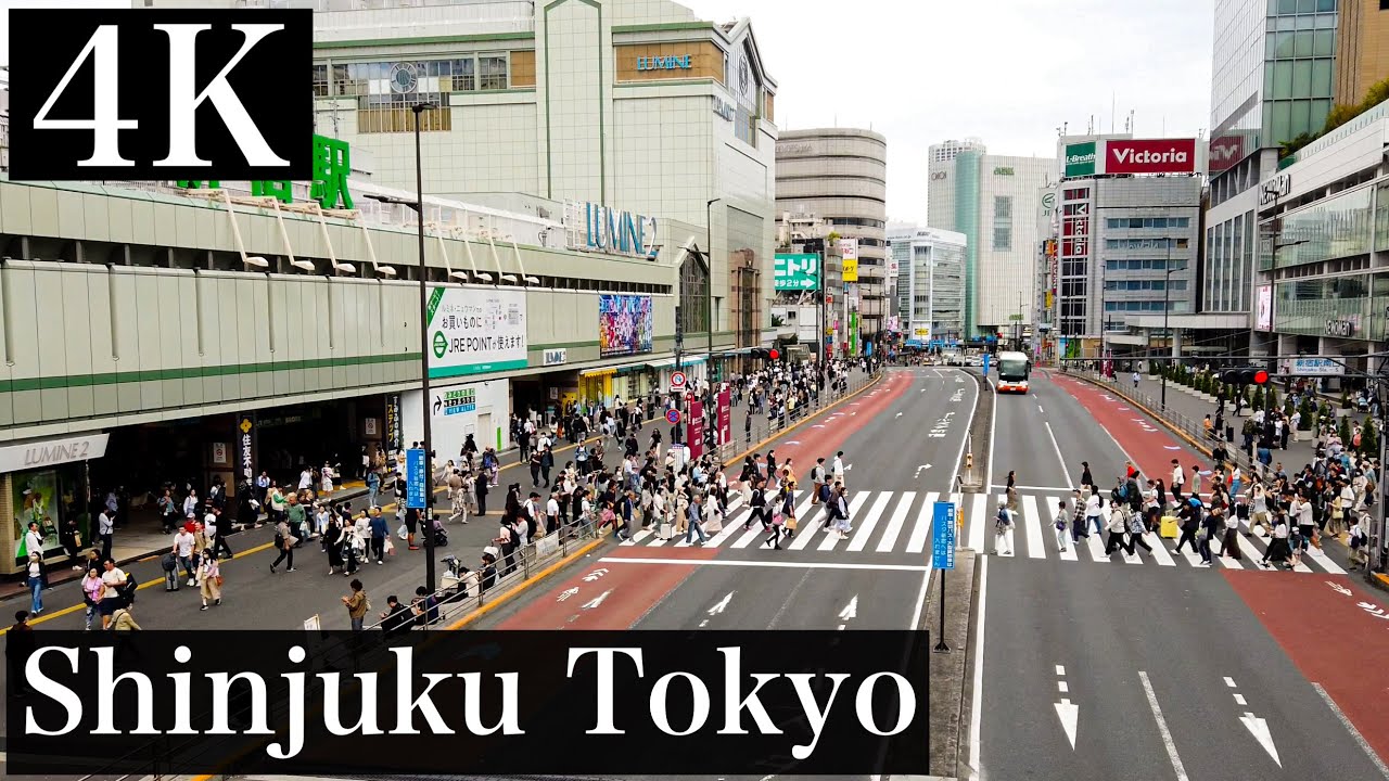 【Japan/4K】Walking around Shinjuku - YouTube