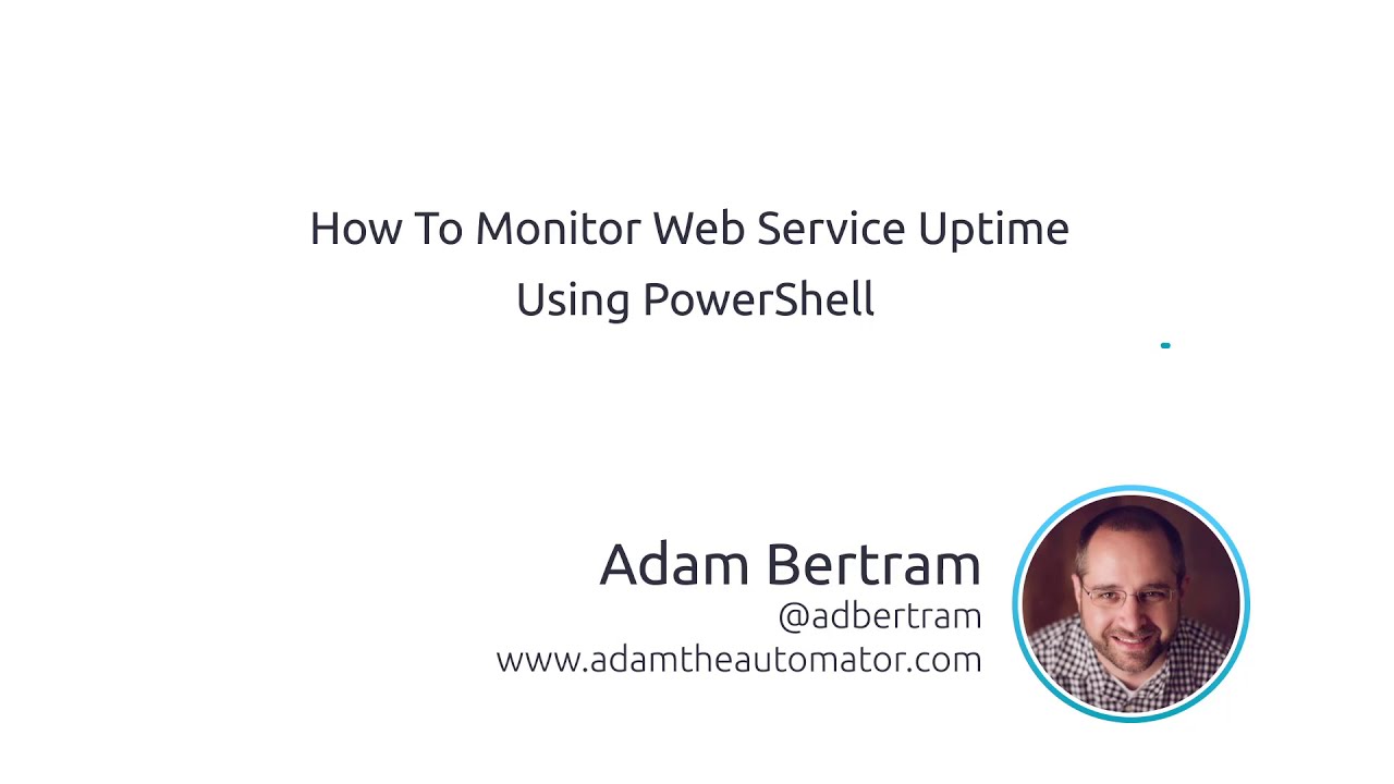 How To Monitor Web Service Uptime Using PowerShell YouTube how-to-monitor-web-service-uptime-using-powershell-youtube