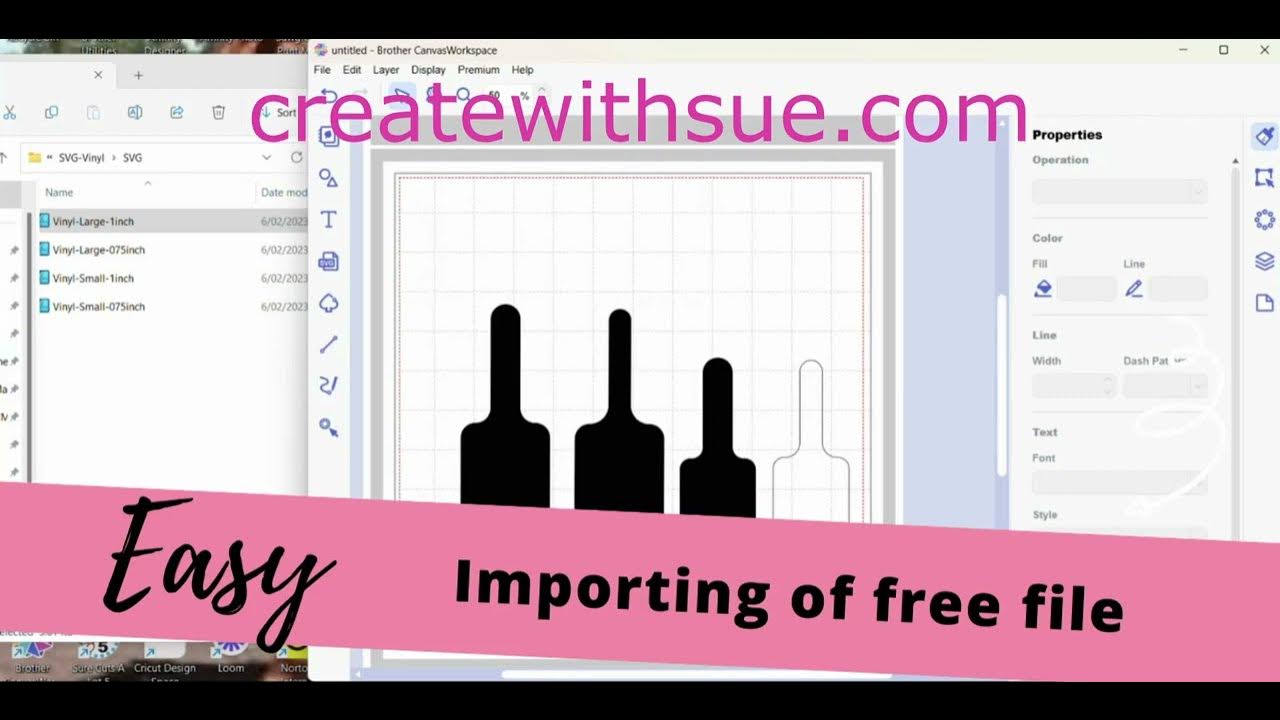 Importing Free SVG Files Into Canvas Workspace - YouTube