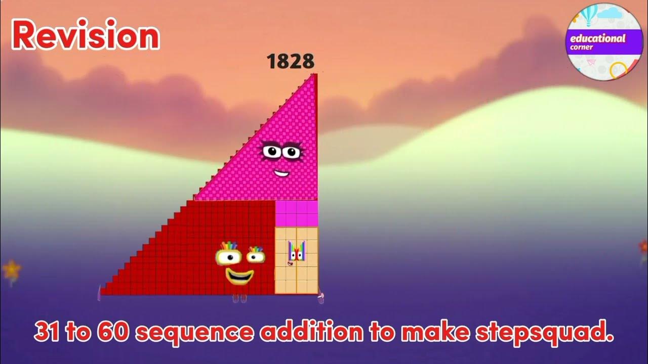 Learn sequence addition to make stepsquad 31 to 60 @Educationalcorner110 learn to count part 2 ...