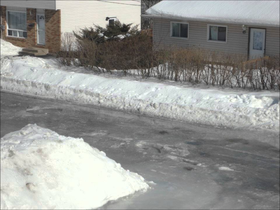 Ice and Snow Our Street 2015 - YouTube