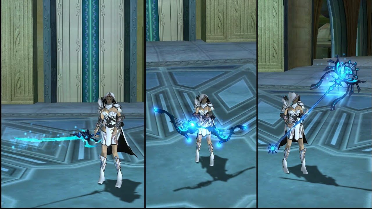 RF Online - Preview Skin Weapons (Aquatic) - YouTube