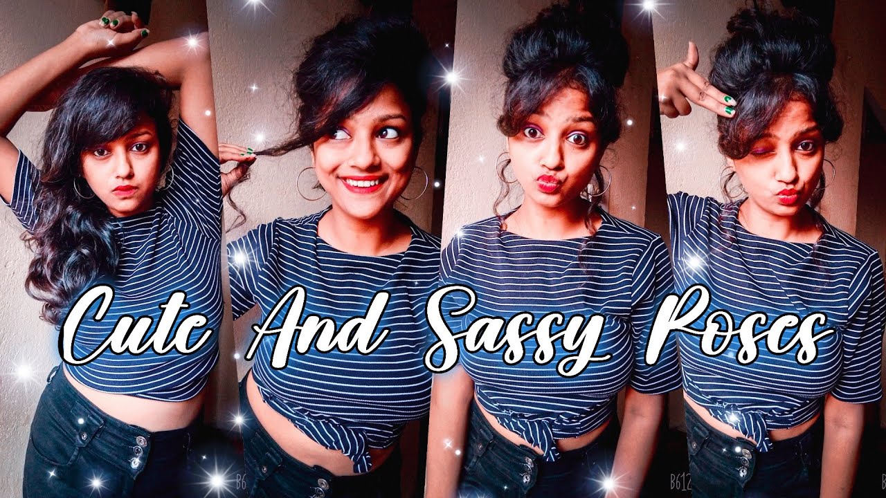 Cute And Sassy Poses For Girls 🤩 | Dp Or Profile pictures | Flashy Girl ...