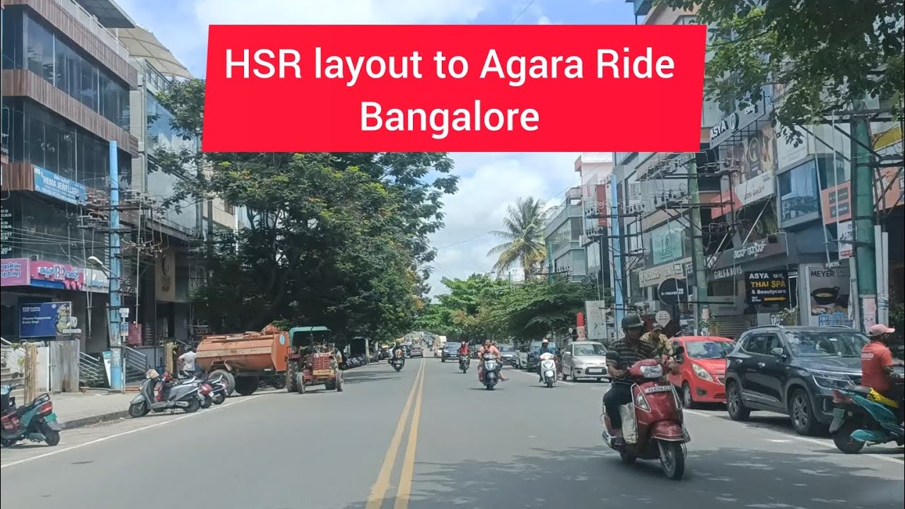 HSR layout to Agara Ride Bangalore - YouTube