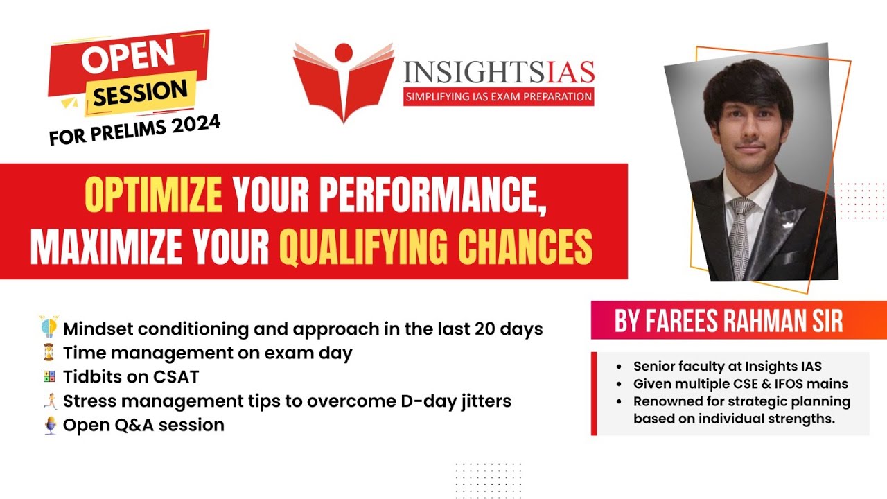 [SESSION] Optimize Your Performance, Maximize Your Qualifying Chance for Prelims 2024 By Farees ...