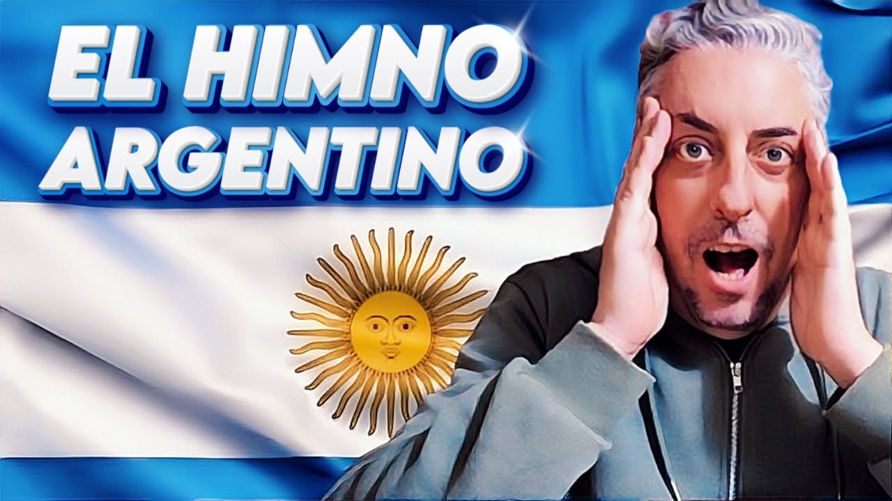 ESPAÑOL escucha por primera vez el HIMNO ARGENTINO/Reacción/Cosas de ...