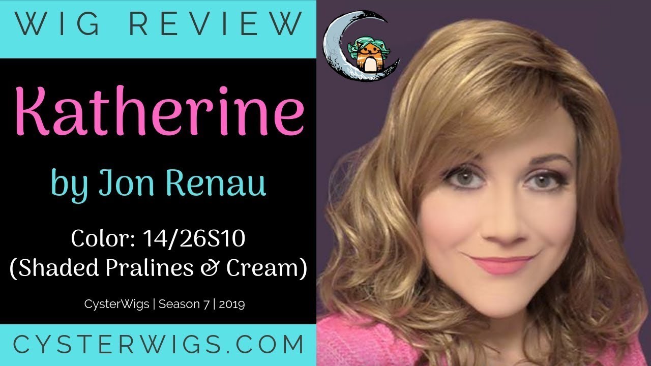 Wig Review: Katherine by Jon Renau, Color: 14/26S10 (Shaded Pralines ...