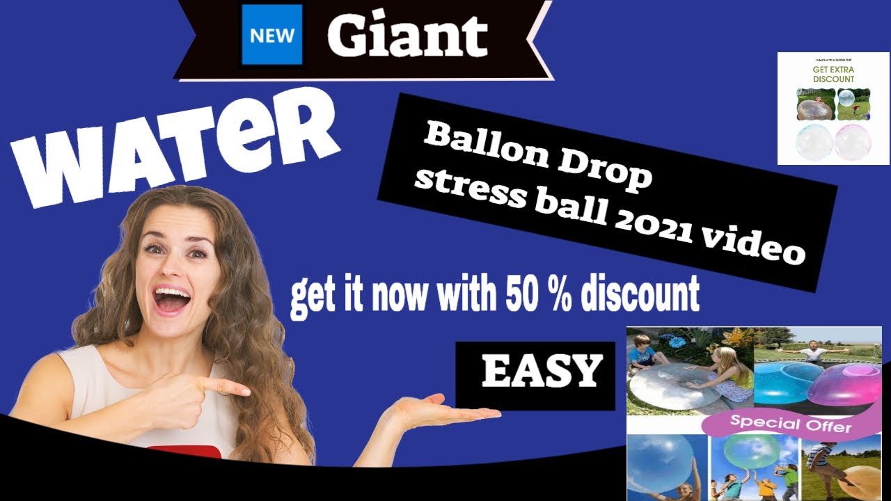 🆕 Giant Water Balloon Drop Stress Ball 2021 Video - YouTube