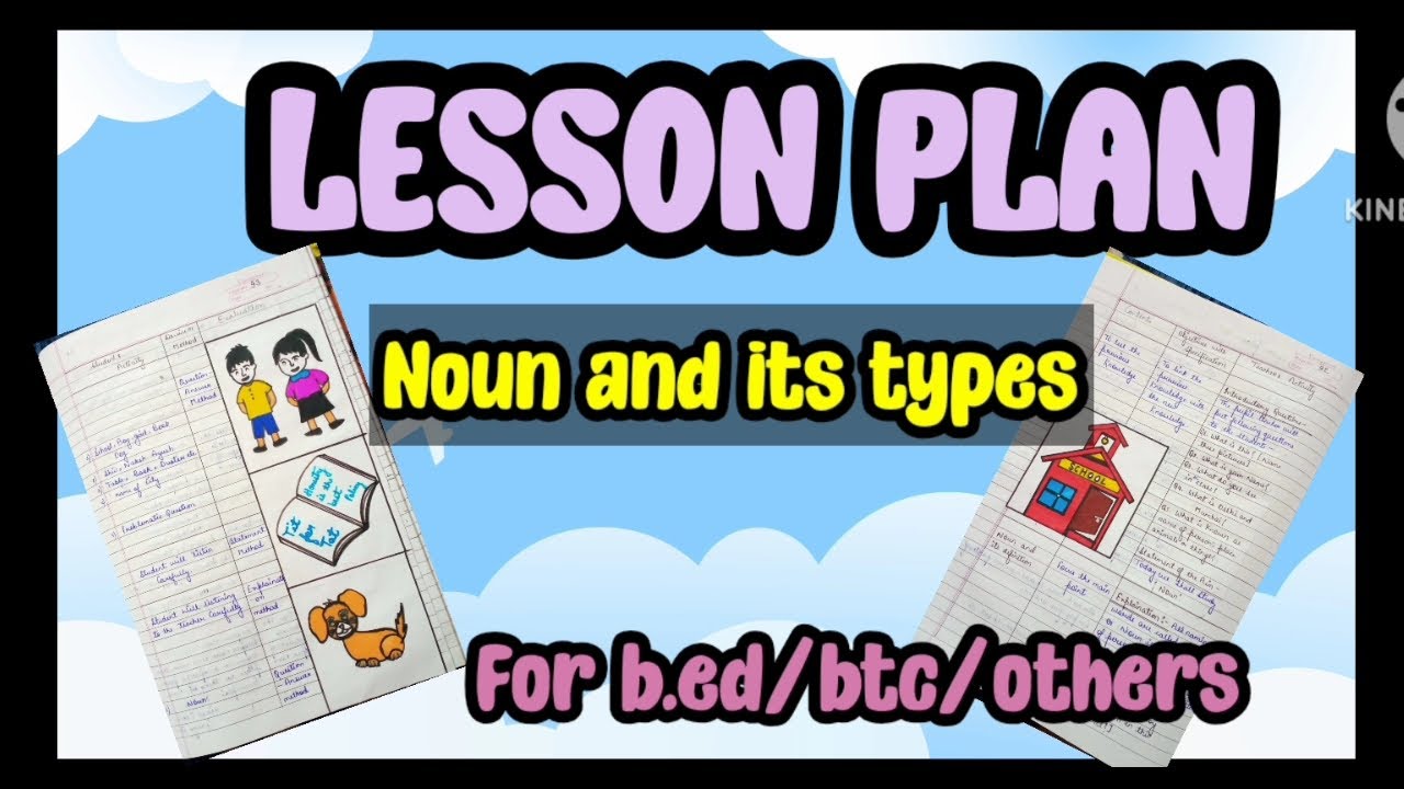 Noun and its type📝|lesson plan|#noun#bed#btc#lessonplan - YouTube