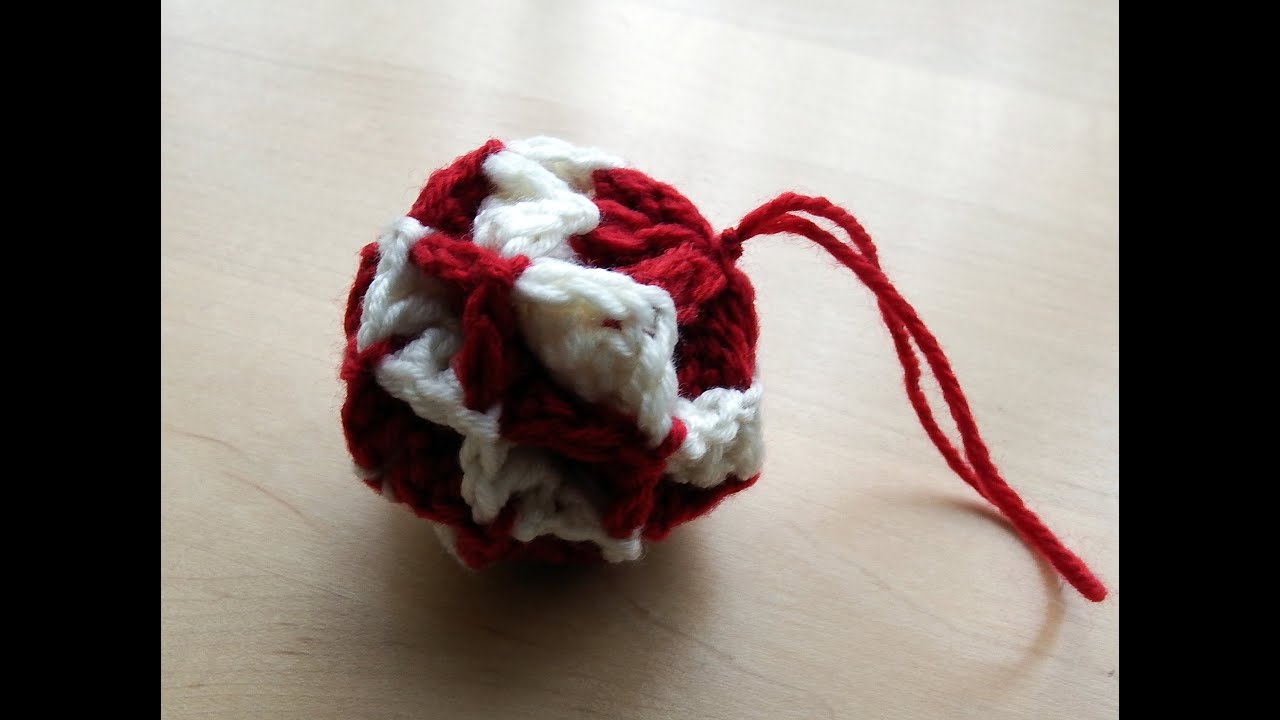 Simple Origami Bauble Crochet Tutorial - YouTube