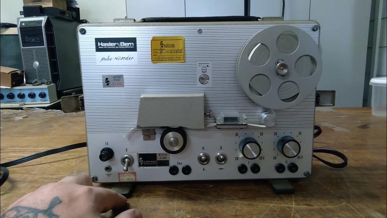 Pulse-recorder Hasler Ag Bern Da Suíça Década 60/70 Raridade - YouTube