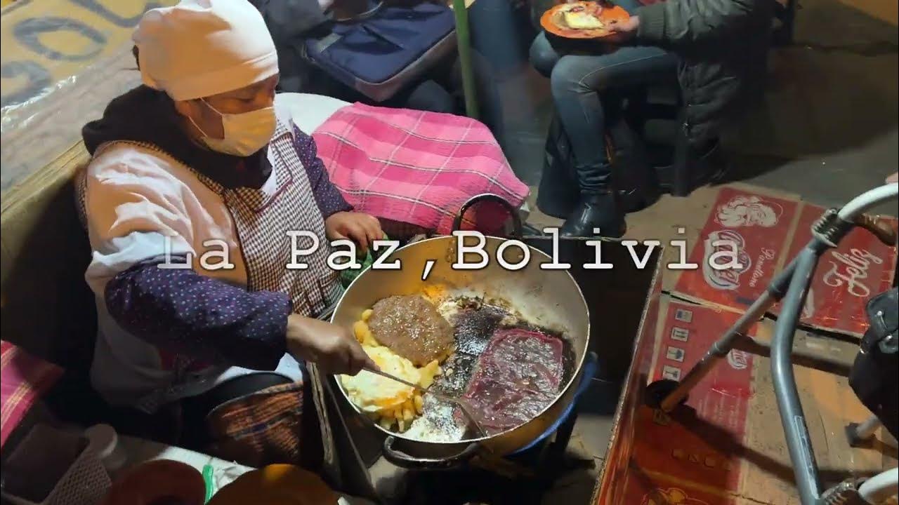 Street Food in La Paz, Bolivia - YouTube