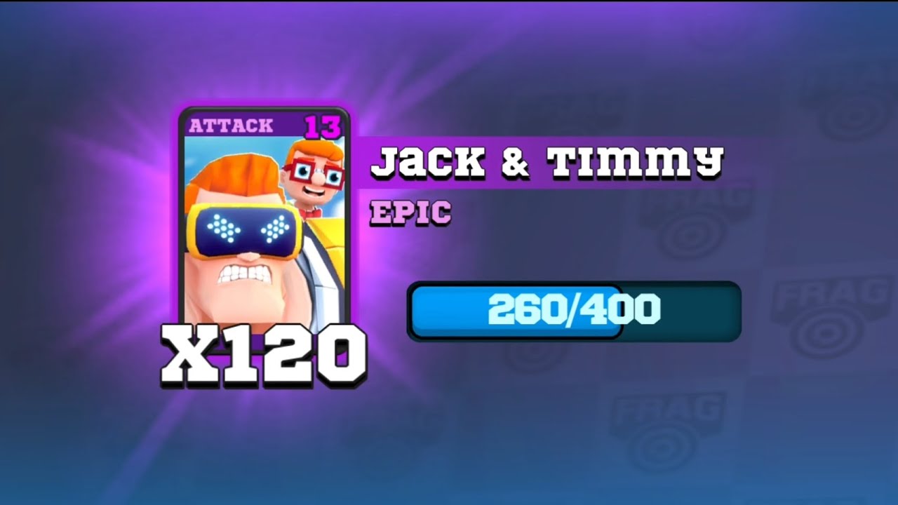Collecting Season Spin Rewards Jack and timmy Cards (Frag Pro shooter ...