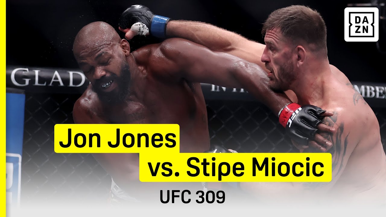 Jon Jones vs Stipe Miocic | UFC 309 | DAZN Highlights - YouTube
