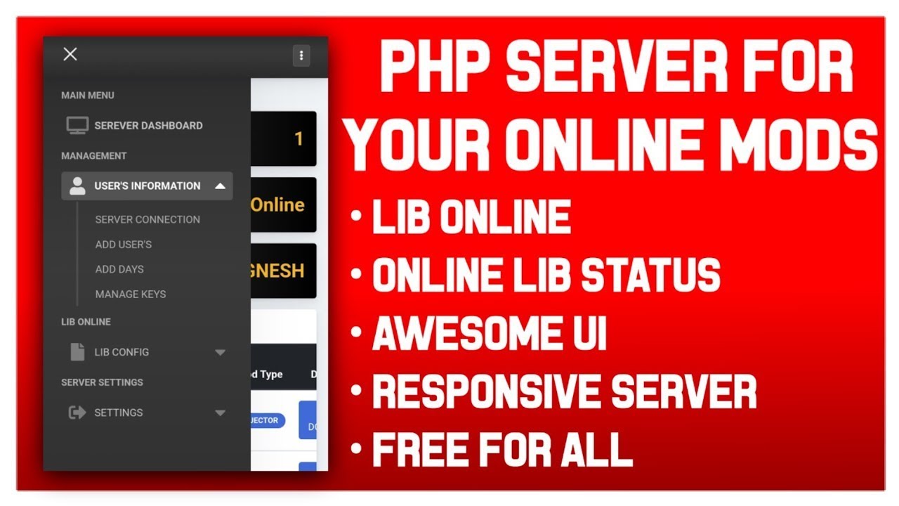 FREE PANEL | PHP SERVER FOR VIP MODS | MR ROBOT SERVER FILES | NEEDED ...