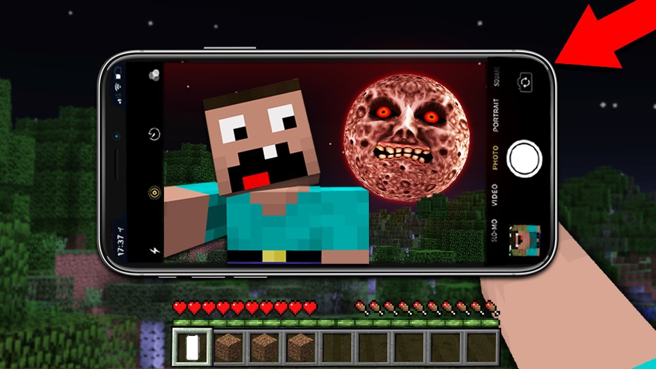 THE LATEST SCARY NOOB SELFIE! SCARY NIGHT! INVESTIGATION in Minecraft ...